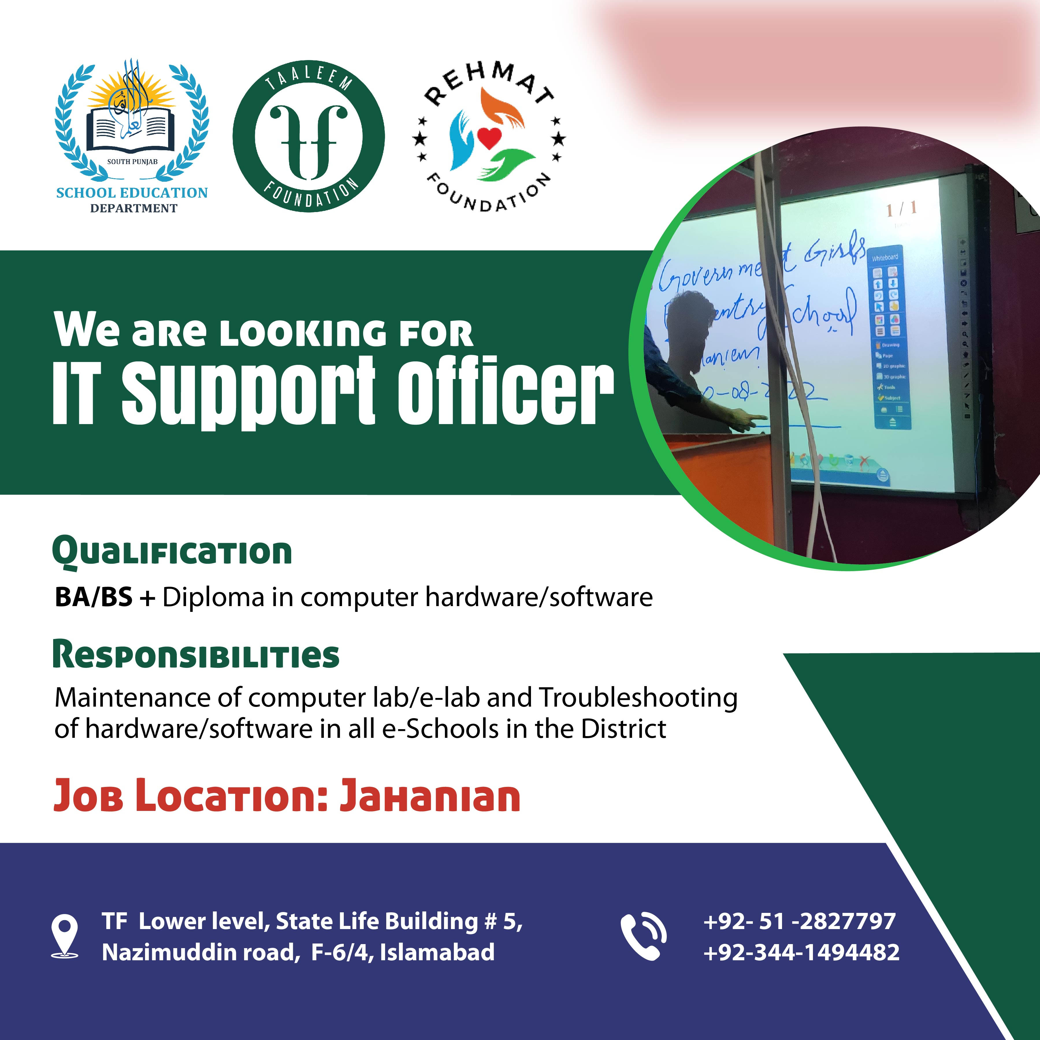 BrightSpyre | We are looking for IT Support Officer